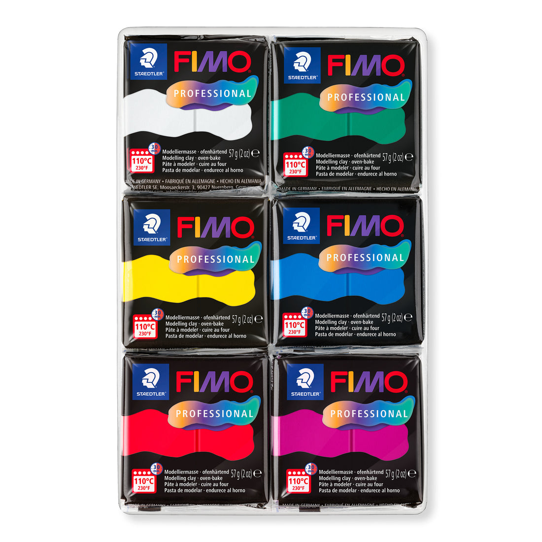 FIMO Professional - True Colours Set of 6 – Craft Cellar